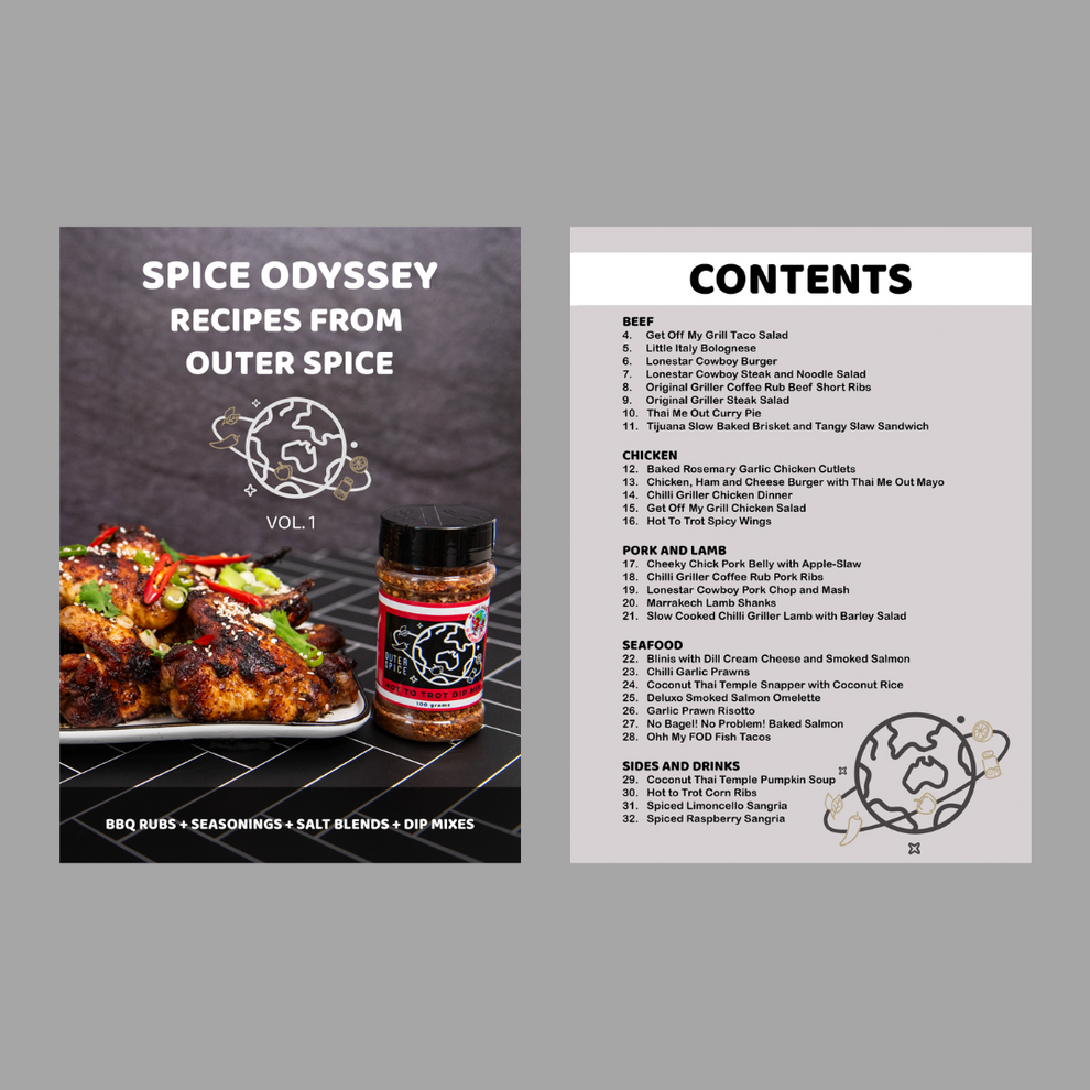 Spice Odyssey Vol. 1 – 28 Bold Recipes eBook | Outer Spice – Outer Spice